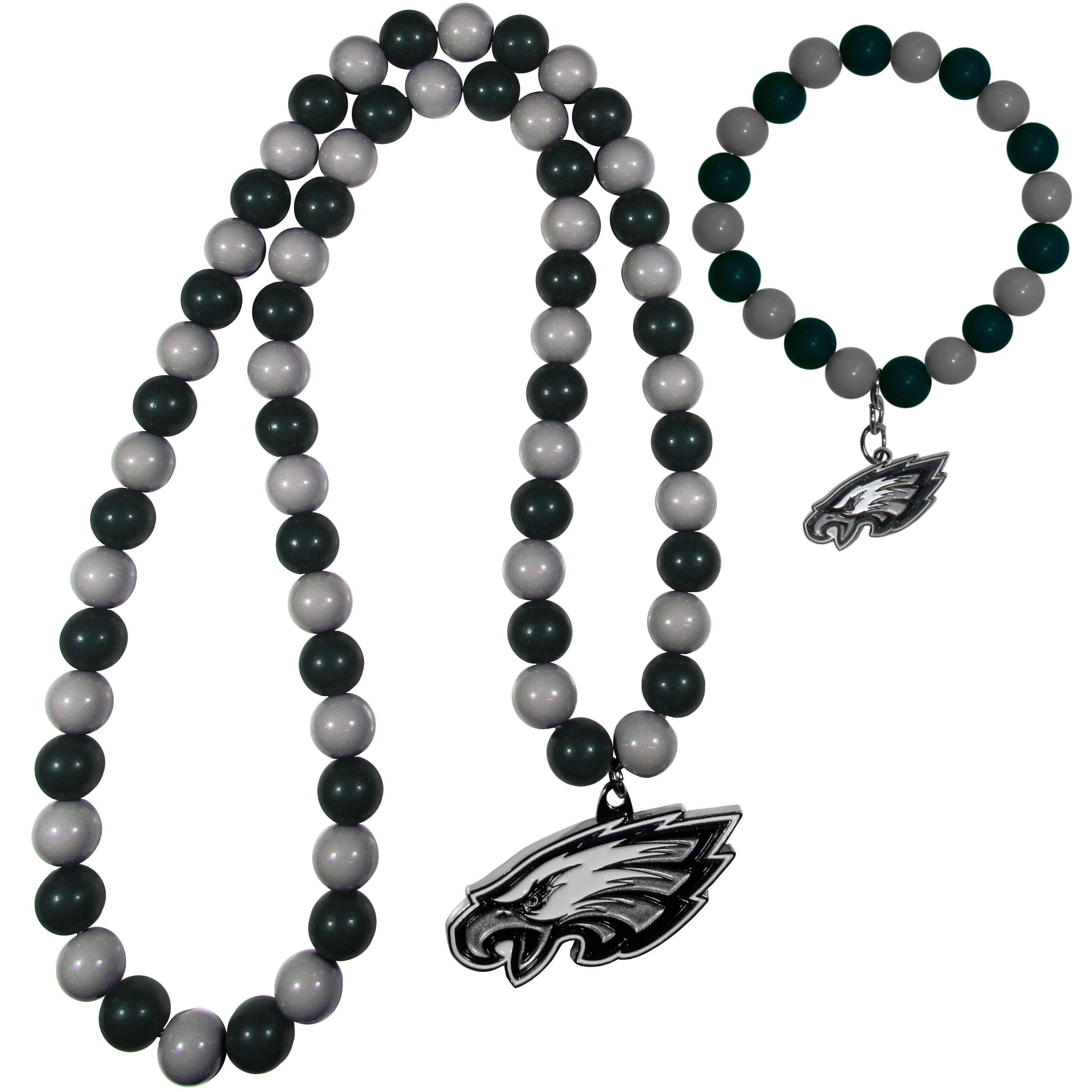 Philadelphia Eagles Fan Chain Spirit Necklace at Callum Balmain blog