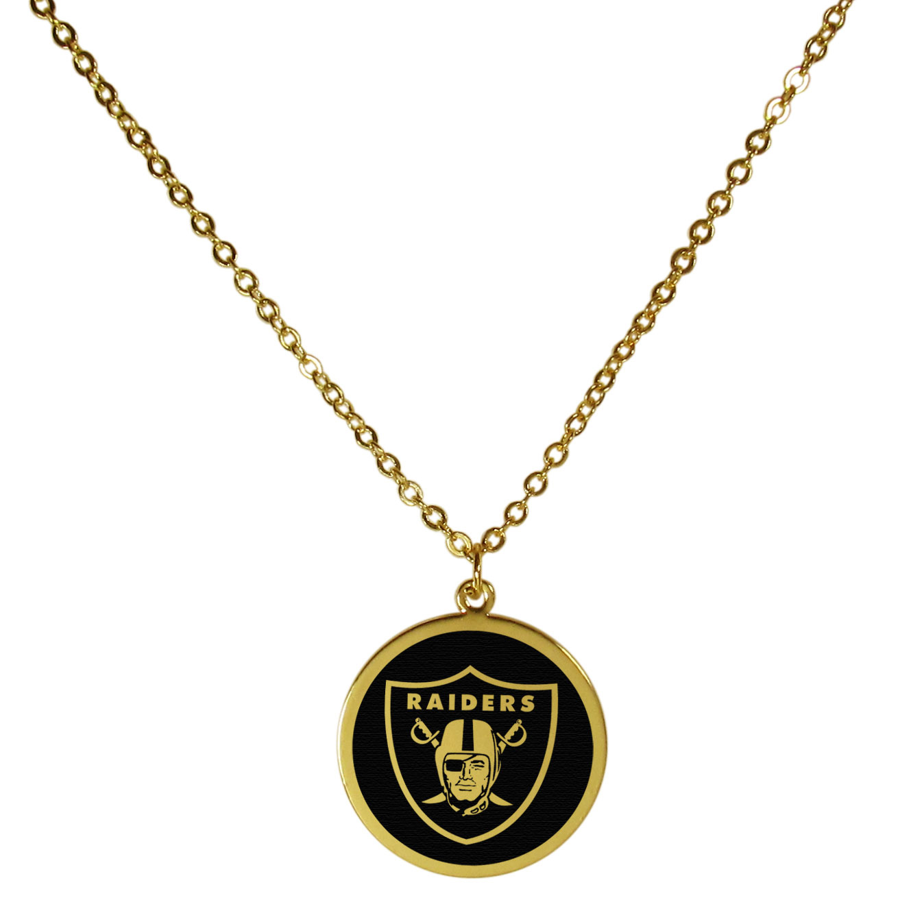 Las Vegas Raiders Gold Tone Necklace